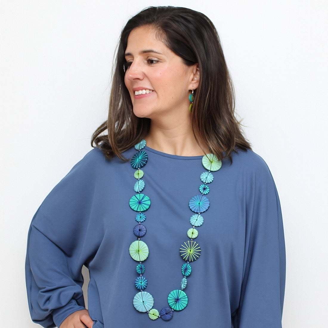 Blue Leilani Necklace – Sylca Designs