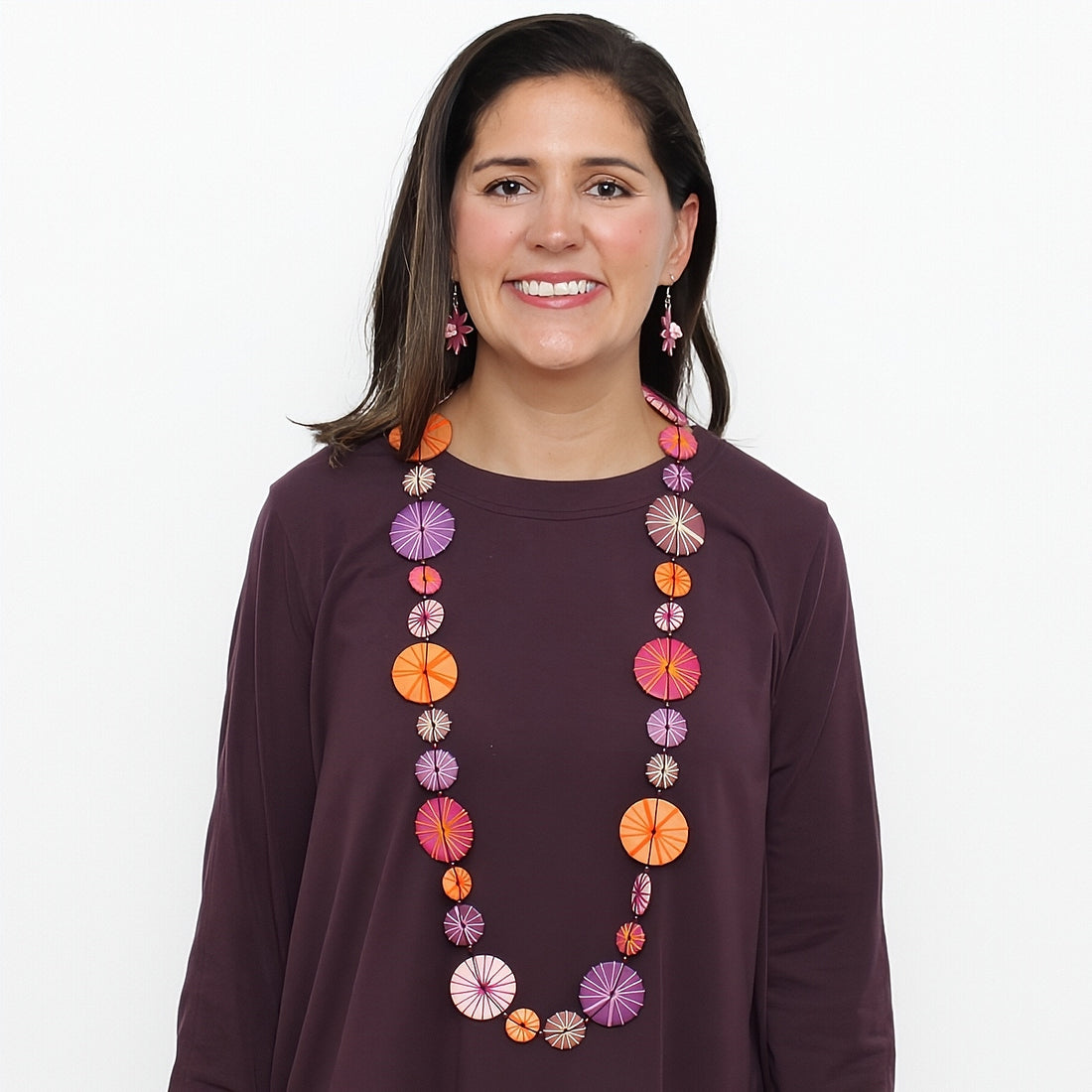 Purple Leilani Necklace – Sylca Designs