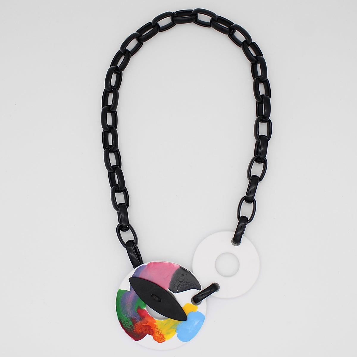 Multi-Color Chain Toggle Necklace – Sylca Designs