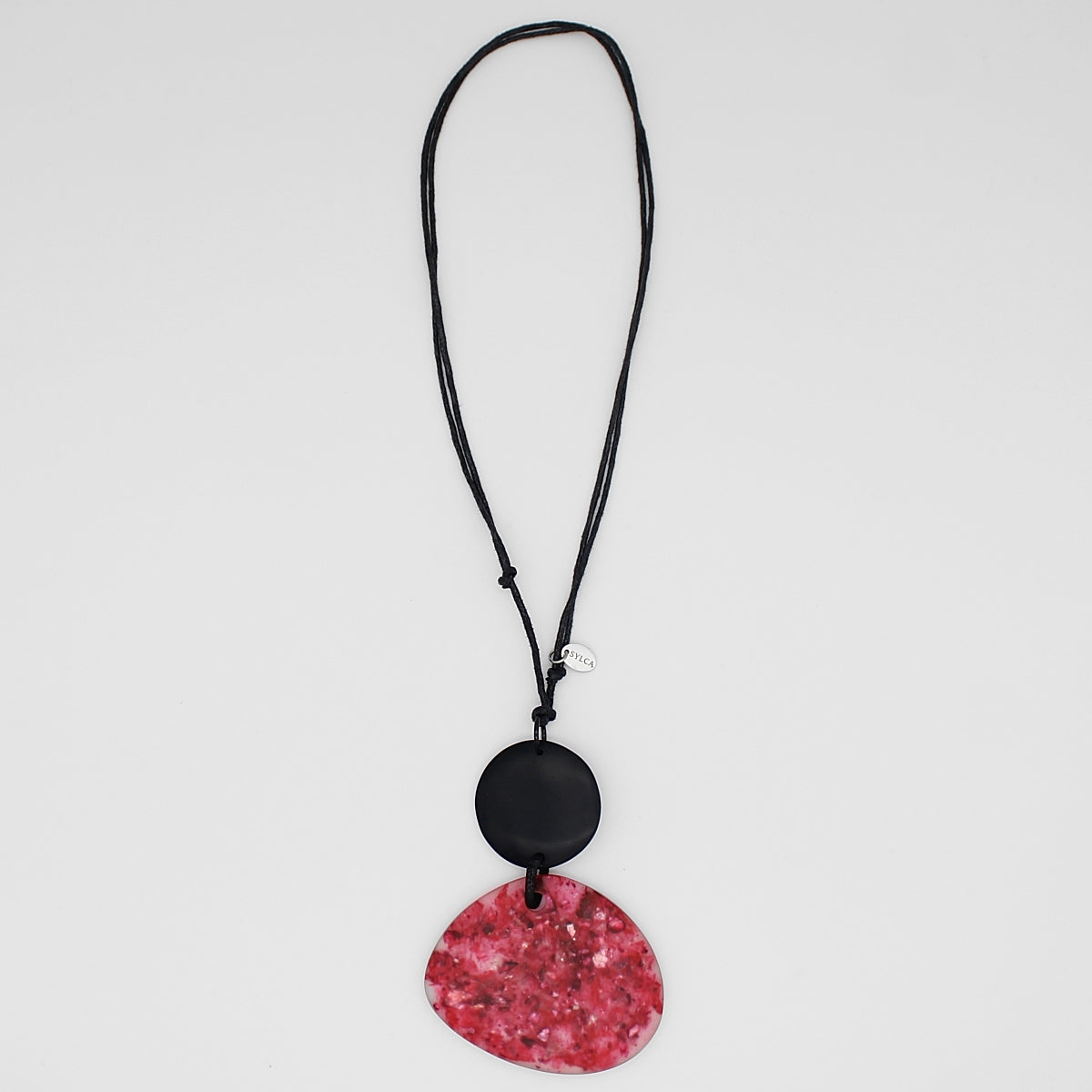 Red Speckle Pendant Necklace – Sylca Designs
