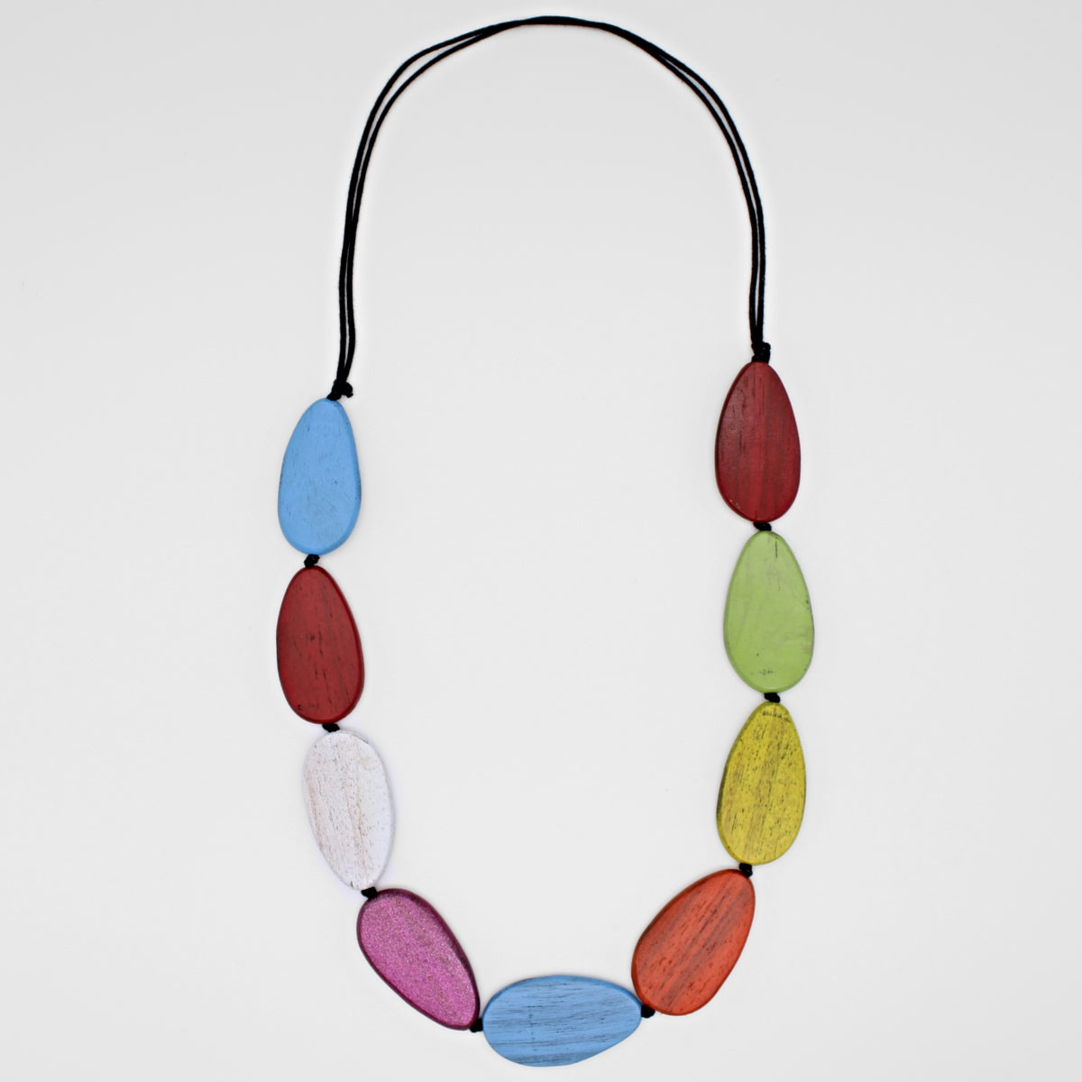 Destiny Multi Color Teardrop Necklace – Sylca Designs