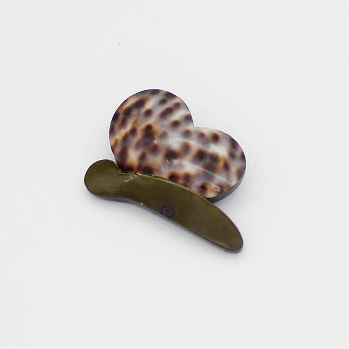 Green Tortoise Shell Butterfly Brooch – Sylca Designs